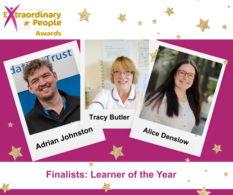 Extraordinary People Awards. Adrian Johnston, Tracy Butler, Alice ...