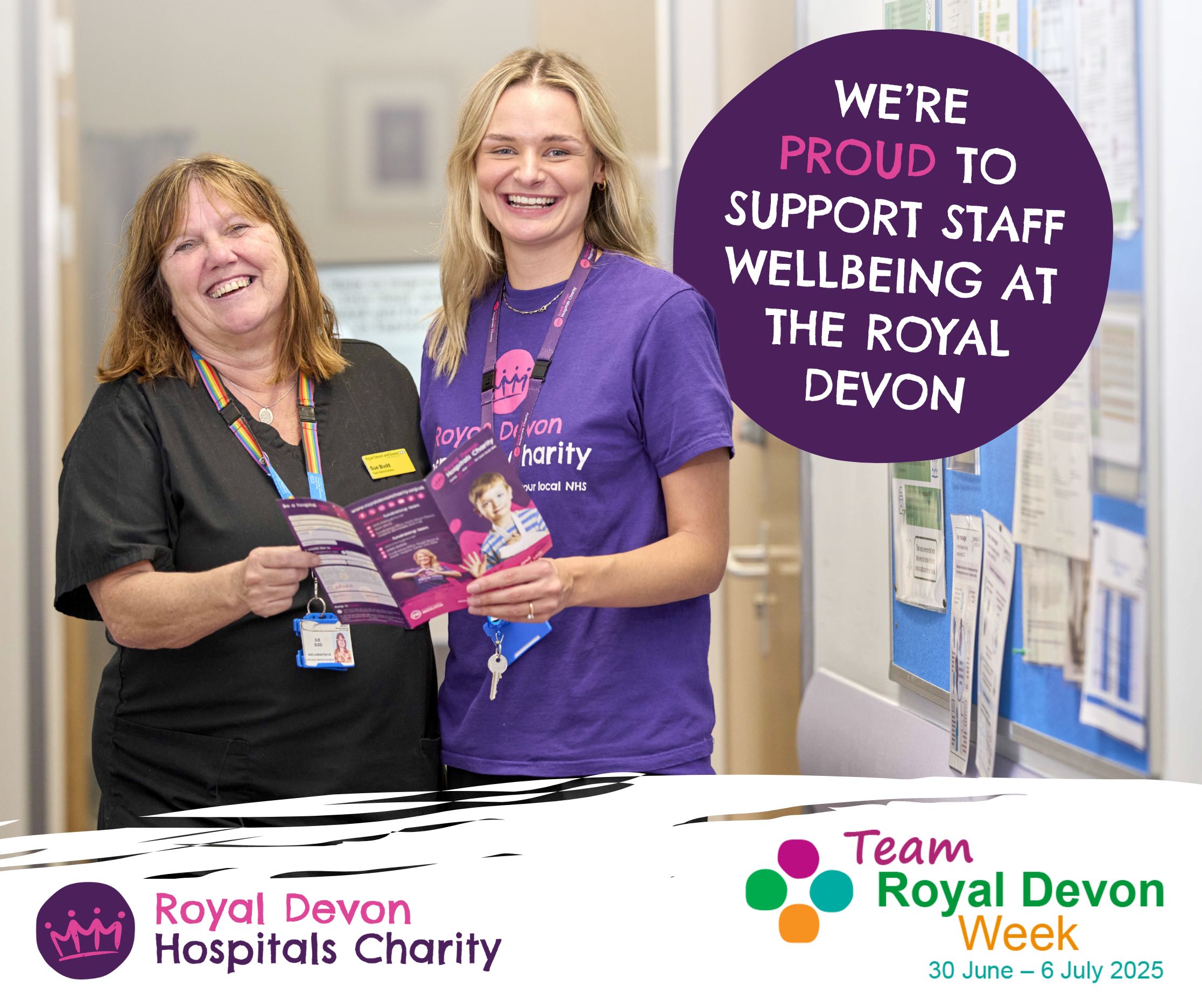 We're proud to support staff wellbeing at the Royal Devon. Royal Devon ...